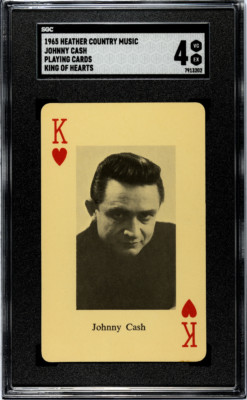 JOHNNY CASH 1965 Heather Country Music Playing Cards SGC 4 | eBay