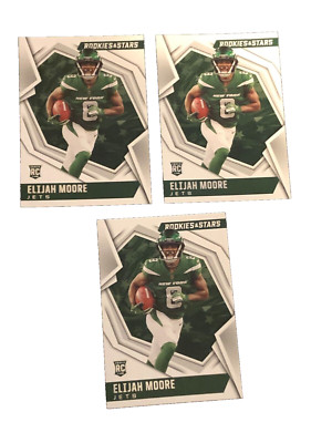 Elijah Moore Jets 3 Rookie Card Lot | eBay
