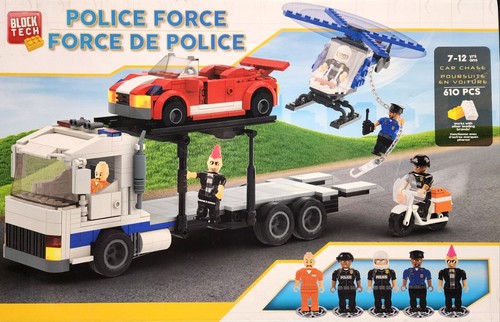 Block Tech Police Force - Car Chase - 610 Pieces | eBay