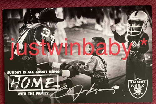 Bo Jackson Derek Carr Oakland Raiders Raiderettes Cheer Card Poster Las ...
