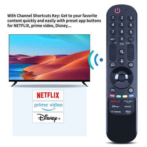 1Pcs New MR23GN Magic Remote Control with Voice/Pointer- For 2023 LG ...
