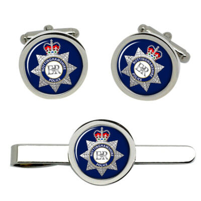 Nottinghamshire Police Cufflinks and Tie Clip Set | eBay