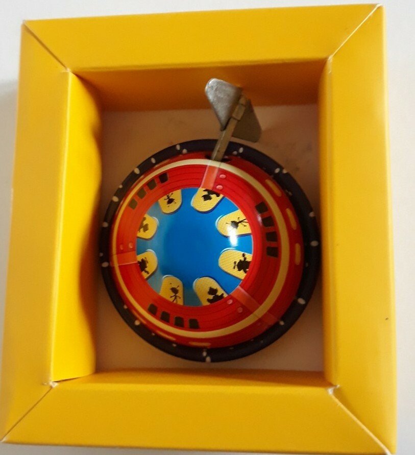 NEW Alien Saucer Tin Toy Windup Clockwork | Grelly USA