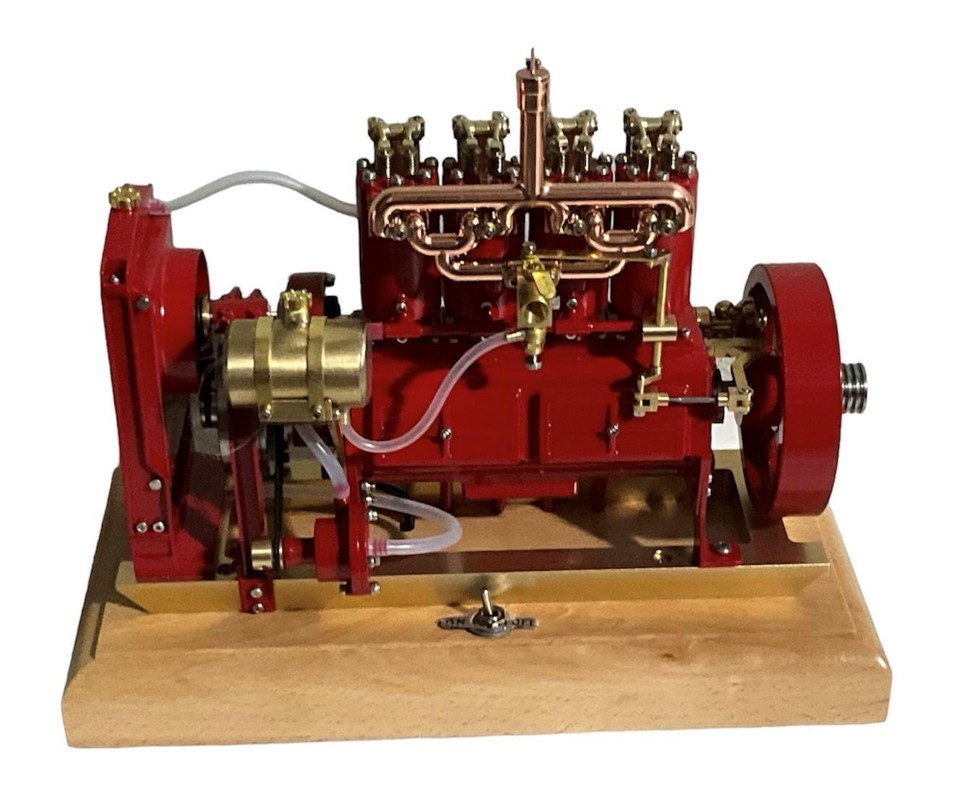 Vertical 4-cylinder 12CC OHV Gas Internal Combustion Tractor Engine ...