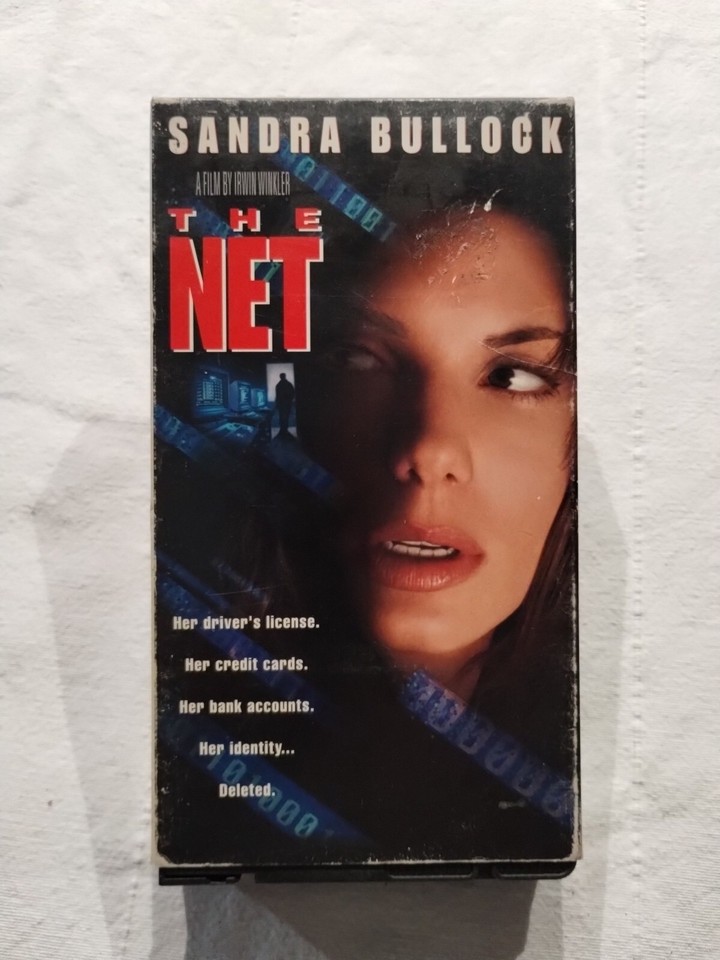 The Net - 1995 VHS Tape, Sandra Bullock, Directed by Irwin Winkler ...