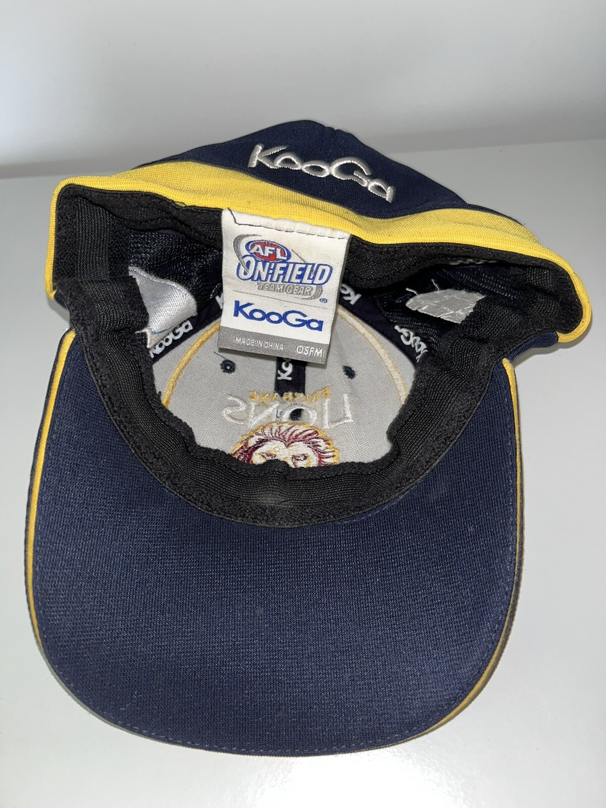 Brisbane Lions AFL Football Mens Replica KooGa Media Snapback Cap - One ...