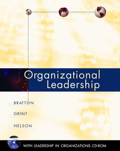 Organizational Leadership - hardcover, John Bratton, 0324120664 ...