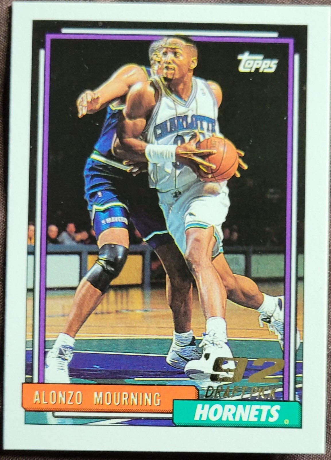 1992-93 Topps Alonzo Mourning Rookie Card RC #393 Hornets | eBay