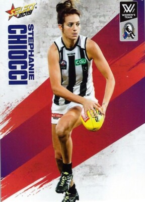 2019 COLLINGWOOD MAGPIES AFLW Card STEPHANIE CHIOCCI Footy Stars | eBay ...