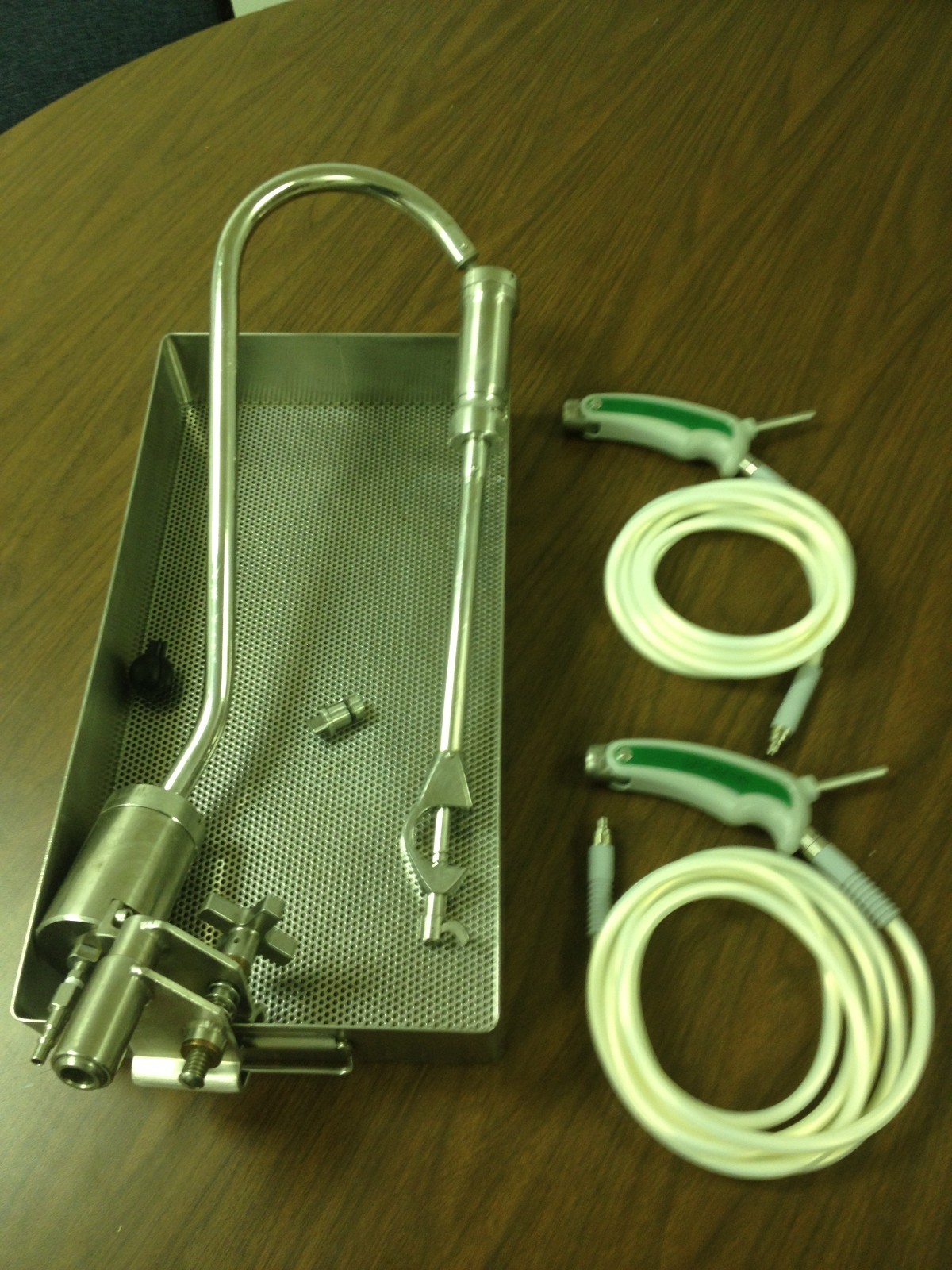 LOT of 2 NICE Genzyme SaphLITE Handpiece 89-2719 w/ Genz-Arm | eBay