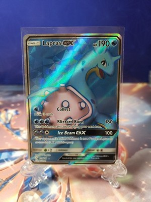 Lapras GX 139/149 Full Art Ultra Rare Pokémon TCG Sun & Moon Base Set ...