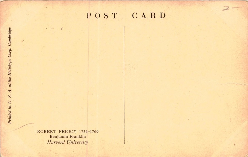U. S. A., Heliotype Corp., Cambridge, Harvard University, Benjamin ...