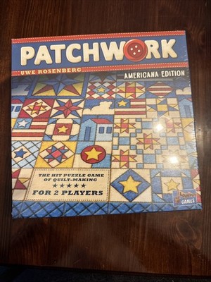 Patchwork Americana Edition Board Game Lookout Games Uwe Rosenberg 2 ...