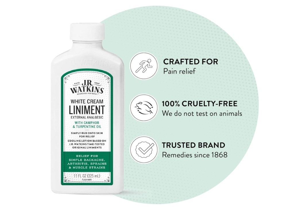 J.R. Watkins White Cream Liniment - 11 Oz Bottle | eBay