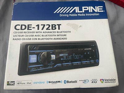 ⭐️NEW⭐️ Alpine Cde-172bt CD Receiver With Built in Bluetooth ...