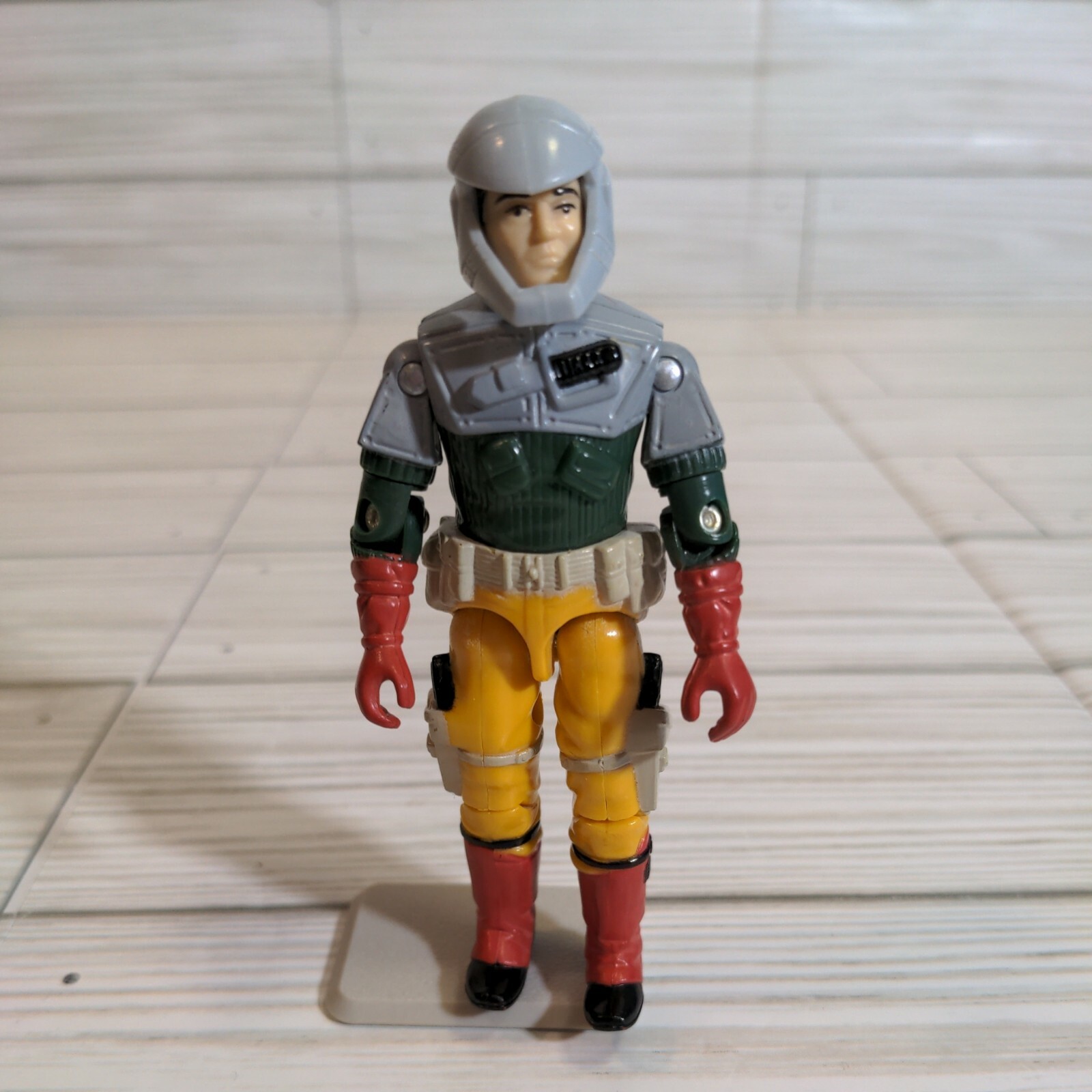 Vintage 1987 G.I. JOE Backstop Persuader Driver Action Figure (V1) Back ...