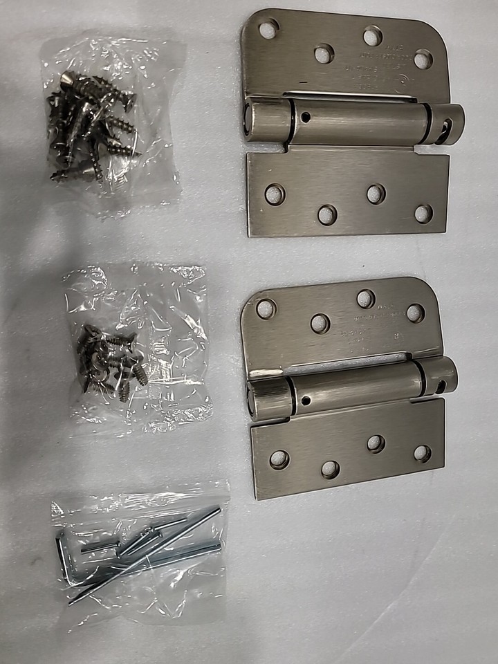 Vantage Point Spring Door Hinges Stainless Steel SH404-01 48022 SATIN NICKEL | eBay
