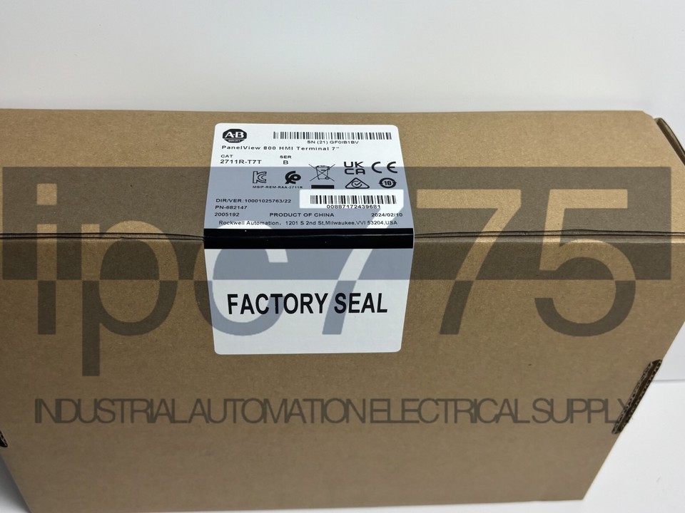 AB 2711R-T7T PANELVIEW 800 7-INCH HMI TERMINAL New Factory Sealed #Z ...