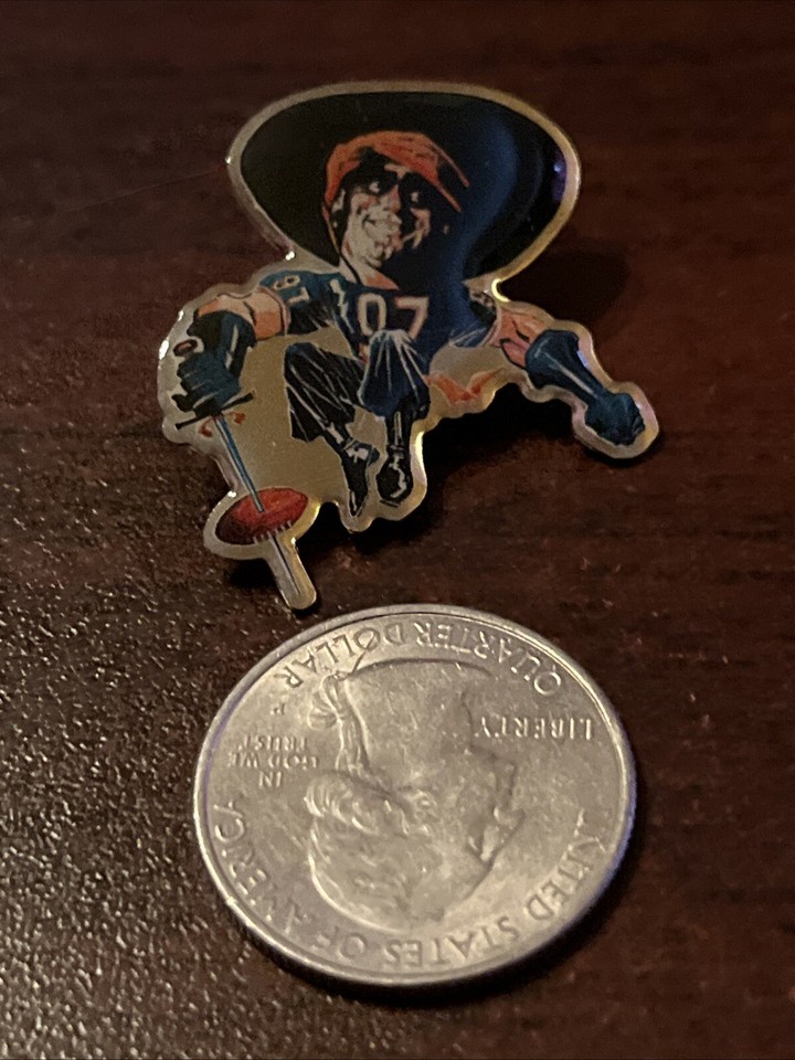 Vintage Coca-Cola NFL Monsters Of The Gridiron Chris “Zorro” Zorich Pin ...