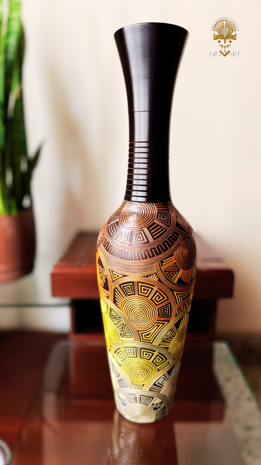 Our Shipa Jar made in wood decorated in chaff. | eBay
