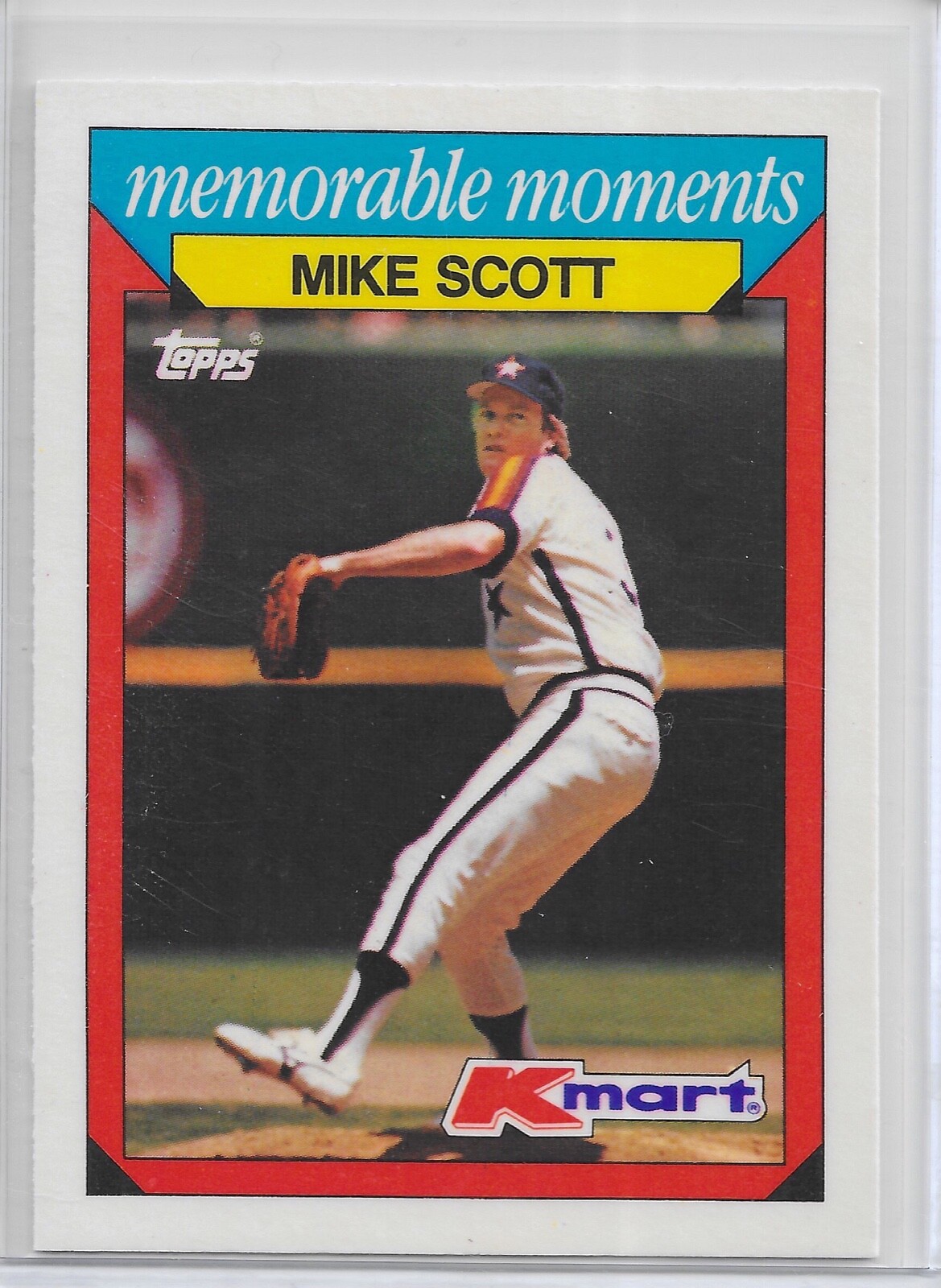 1988 Topps Baseball KMart Memorable Moments Mike Scott Card # 26 ...