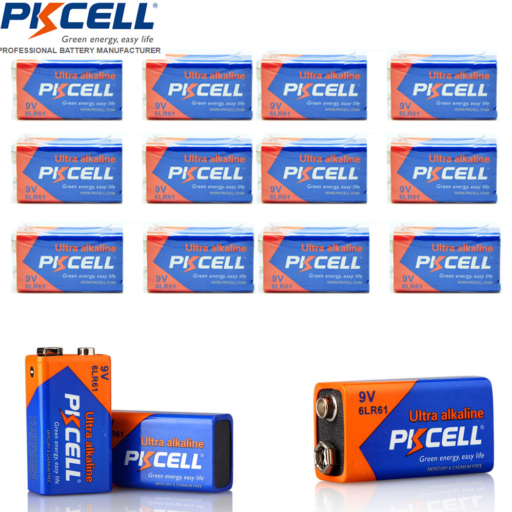 Lots 9V PP3 6LR61 6LP3146 LR22 E522 Alkaline Smoke Detector Battery | eBay