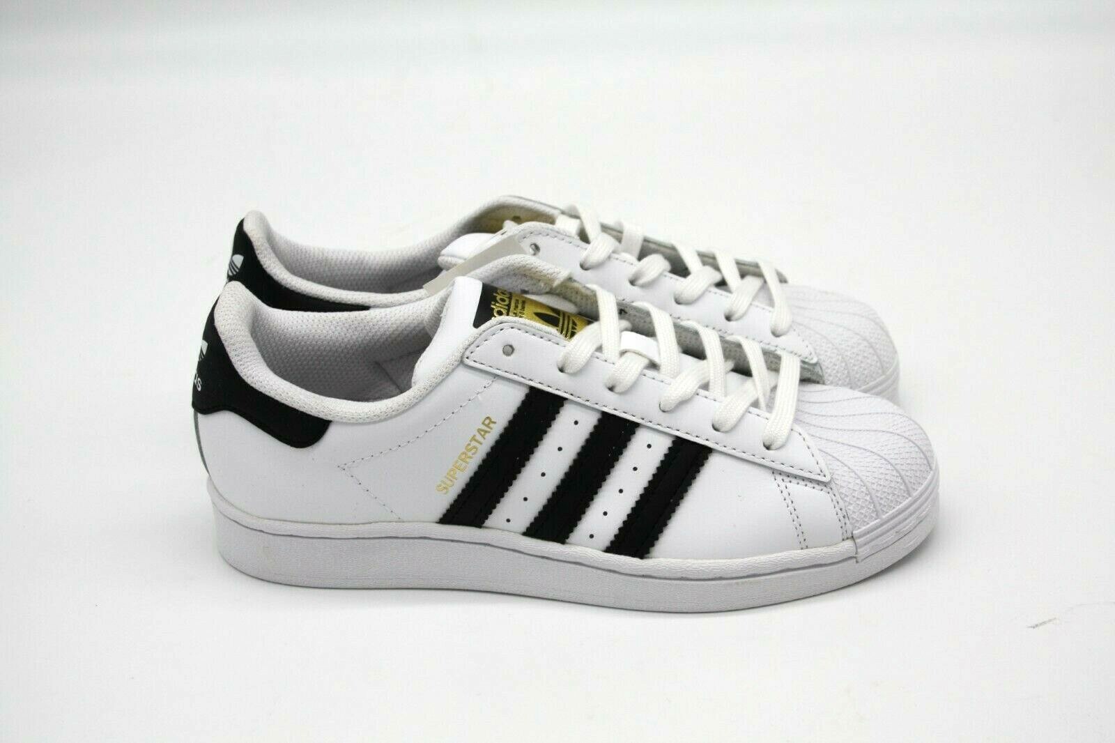 ADIDAS SUPERSTAR JUNIOR FU7712 WHITE/BLACK/WHITE SNEAKER UNISEX BIG KID ...