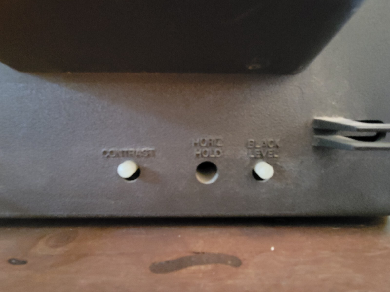 Zenith TV 13" Tube Television Retro Flip Knobs Vintage Working Black ...