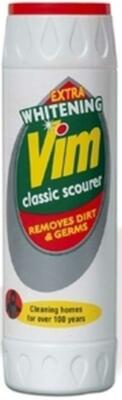 Vim Scourer Traditional Scouring Powder Cleaner Kitchens Bathrooms 500g ...