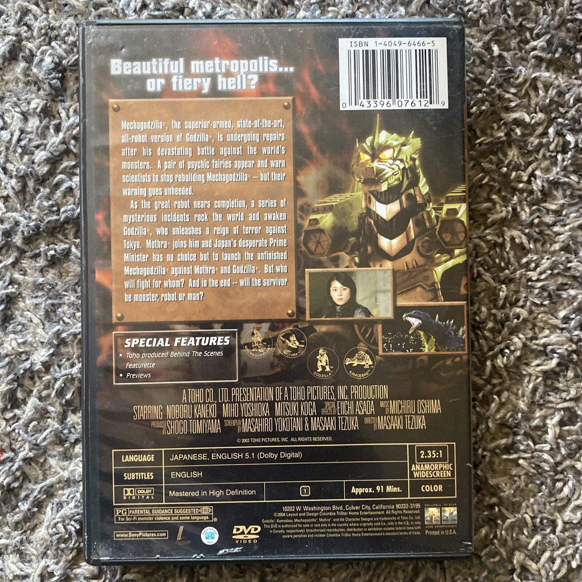 Godzilla Tokyo Sos 50th Anniversary Dvd 2003 Best Buy Godzilla: Final