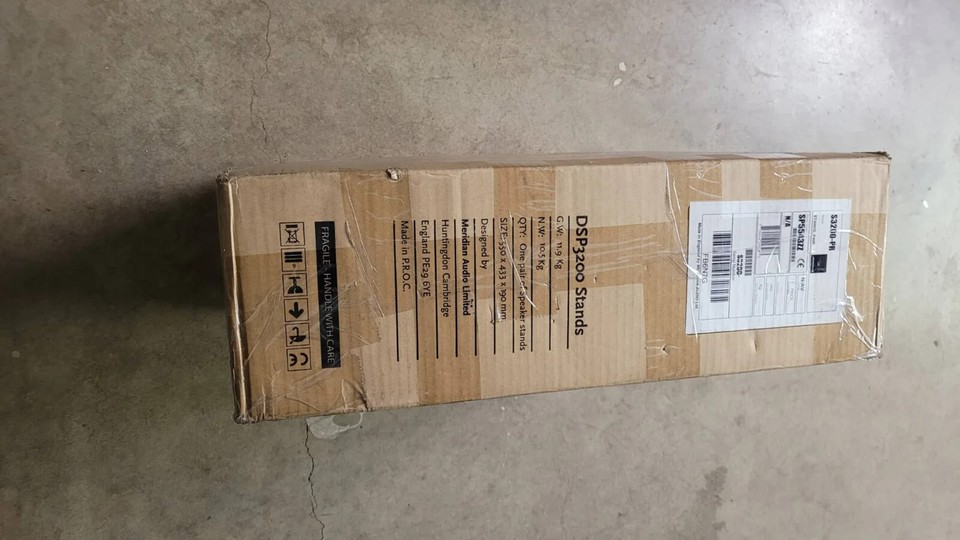 Meridian DSP-3200 Digital Speakers + Audio Core 200 + Stands | eBay