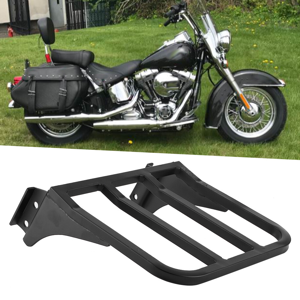 SPG Motorcycle Sissy Bar Backrest Luggage Rack Rear Carrier Fit For XL ...