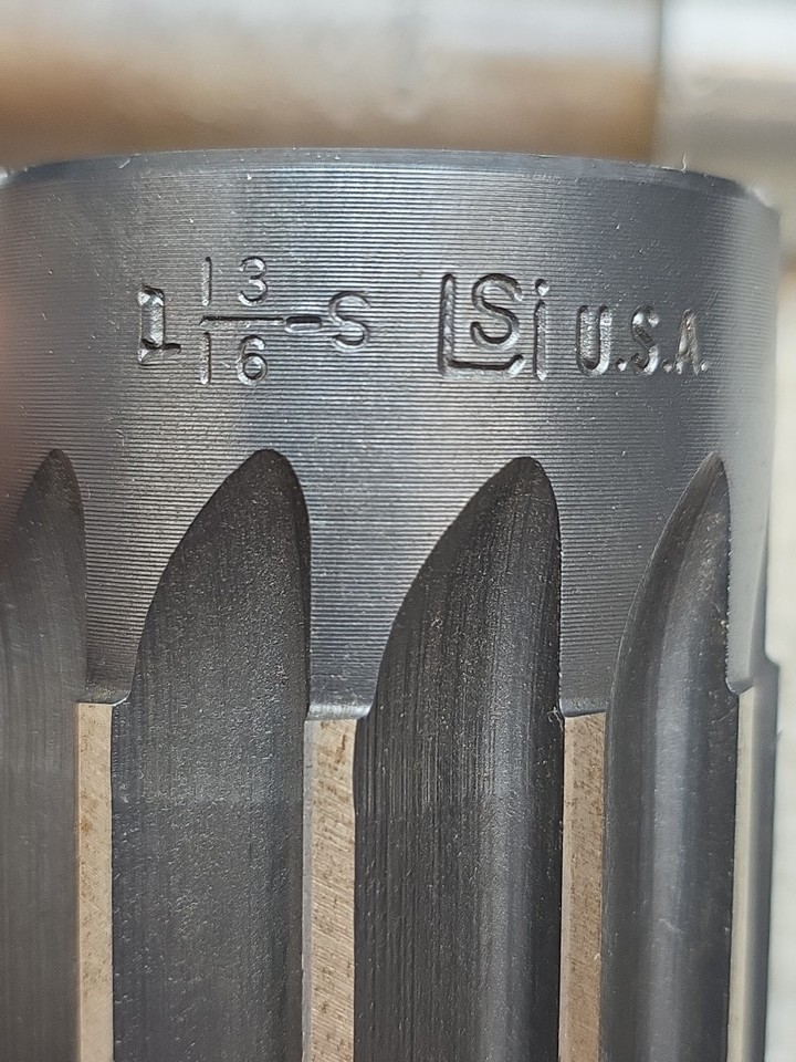 SHELL REAMER LOT W/ 8S SHAFT 7 REAMERS 2.00" TO 1 11/16 NATIONAL AND ...