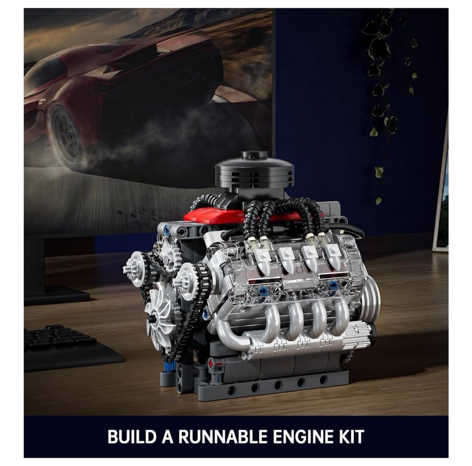Mini V8 Engine Kits That Runs, Build Your Own Visible Car Motor ...
