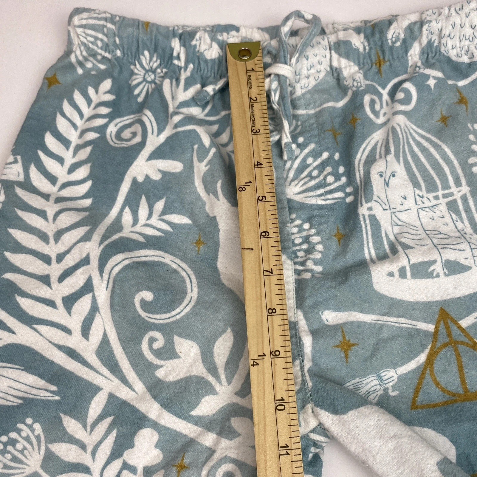 Pottery Barn Teen Harry Potter Magical Damask Flannel Pajamas Set Size ...