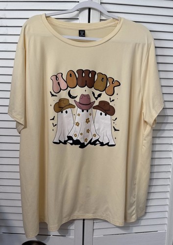 Halloween Classic Graphic Tee T-Shirt Ghost 4x Cute | eBay