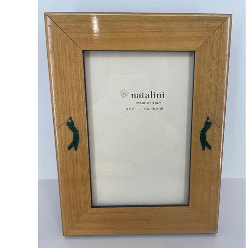 Natalini Handmade Italian GOLF Frame 4"x6" Lacquered Wood NEW | eBay