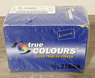ZEBRA 800015-440 YMCKO Color Ribbon for iSeries Card Printers, 200 ...