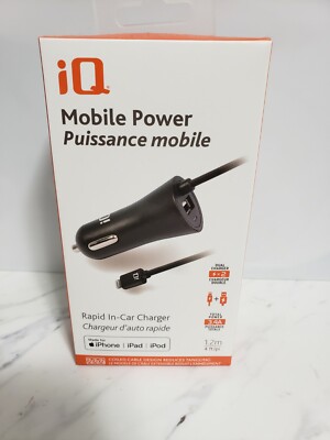 iQ Mobile Power Rapid In-Car Charger – iPhone, iPad, iPod | eBay