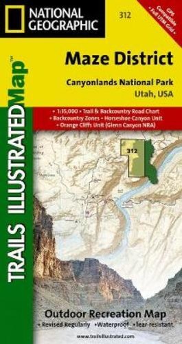 National Geographic Maps Canyonlands - Maze District (Map ...