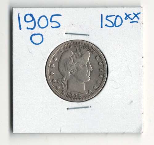 1905 O BARBER QUARTER | eBay