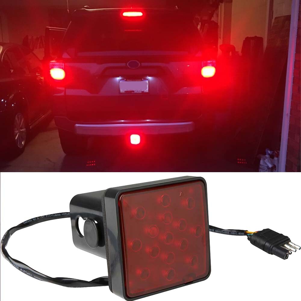 Lighted Hitch Covers Brake Light