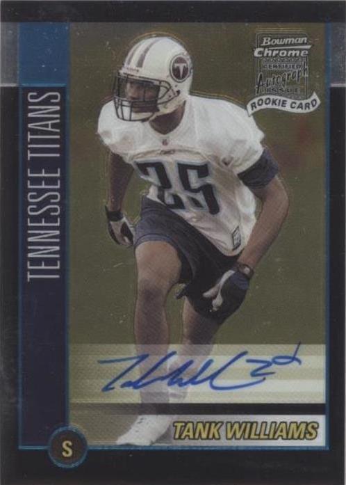 2002 Bowman Chrome - Rookie Autographs Tank Williams #245 (AU, RC) for ...