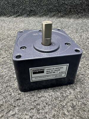 Dayton 100:1 Parallel Gear Box Continuous Speed Reducer | eBay
