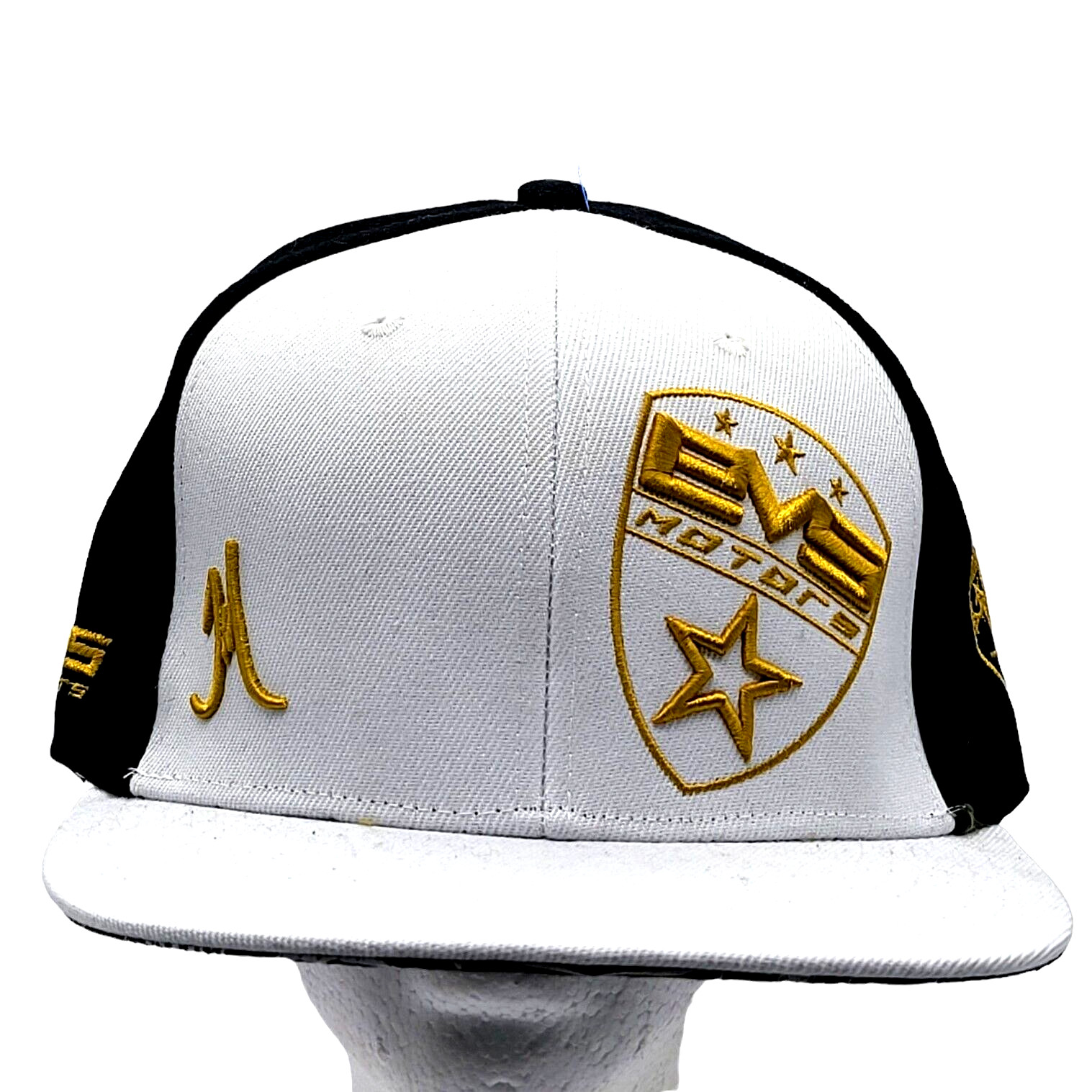 EVS Motors Black and White Fitted Cap Gold Logo Size … - Gem