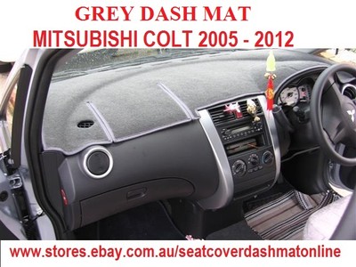 DARK GREY DASHMAT, DASH MAT, DASHBOARD COVER FIT MITSUBISHI COLT 2005 ...