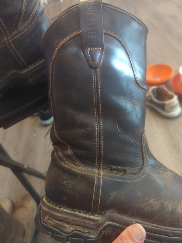 Irish Setter 83907 Two Harbors Waterproof Soft Toe Work Boots Brown ...