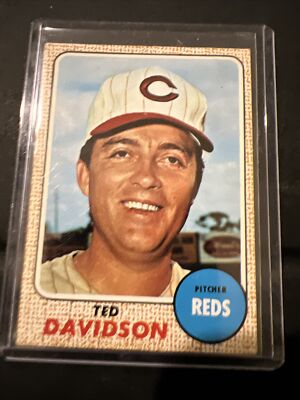 1968 Topps Baseball Card #48 Ted Davidson - Low To Mid Grade - G/VG! | eBay