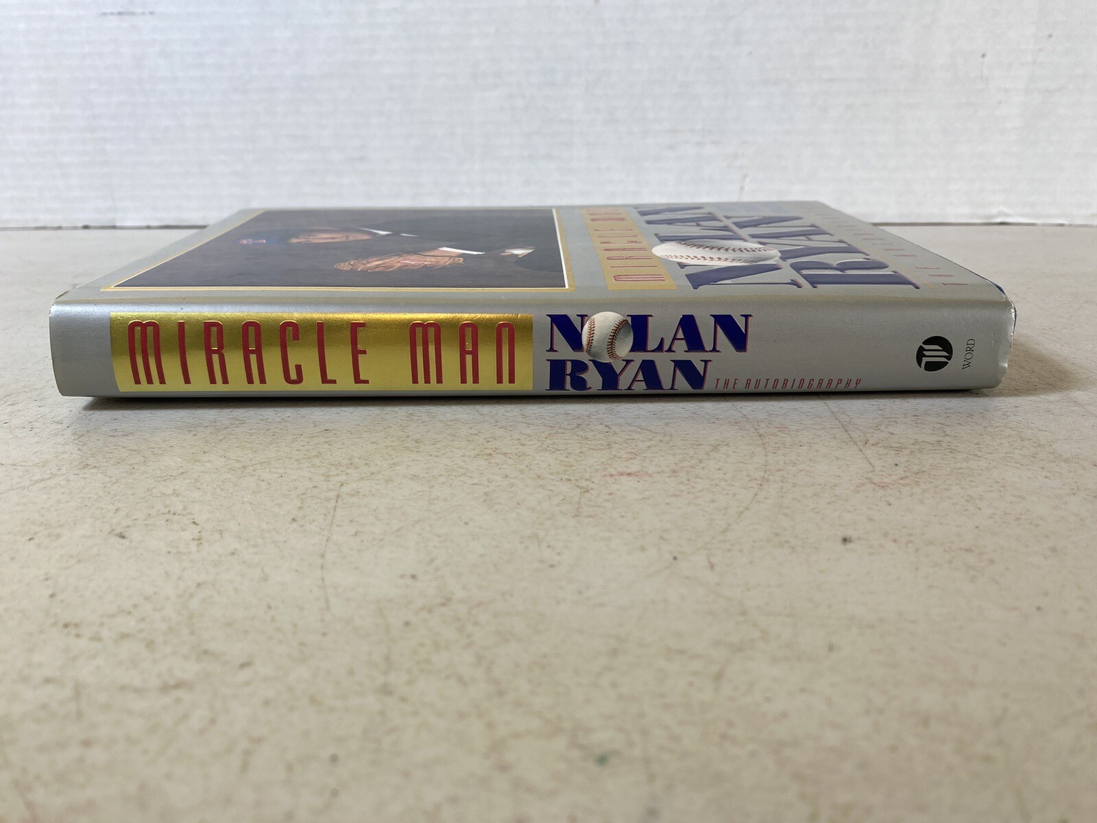 signed Miracle Man Nolan Ryan Autobiography Jerry Jenkins Book ...