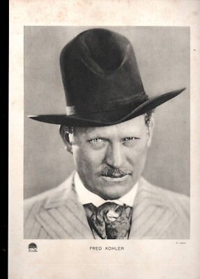 PHOTO CINEMA PARAMOUNT IMPRIMEE HELIOGRAVURE 1928 FRED KOHLER | eBay
